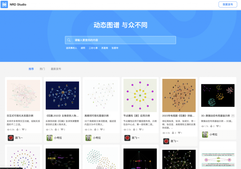 推荐一款轻量级人物关系图生成器 – NRD Studio